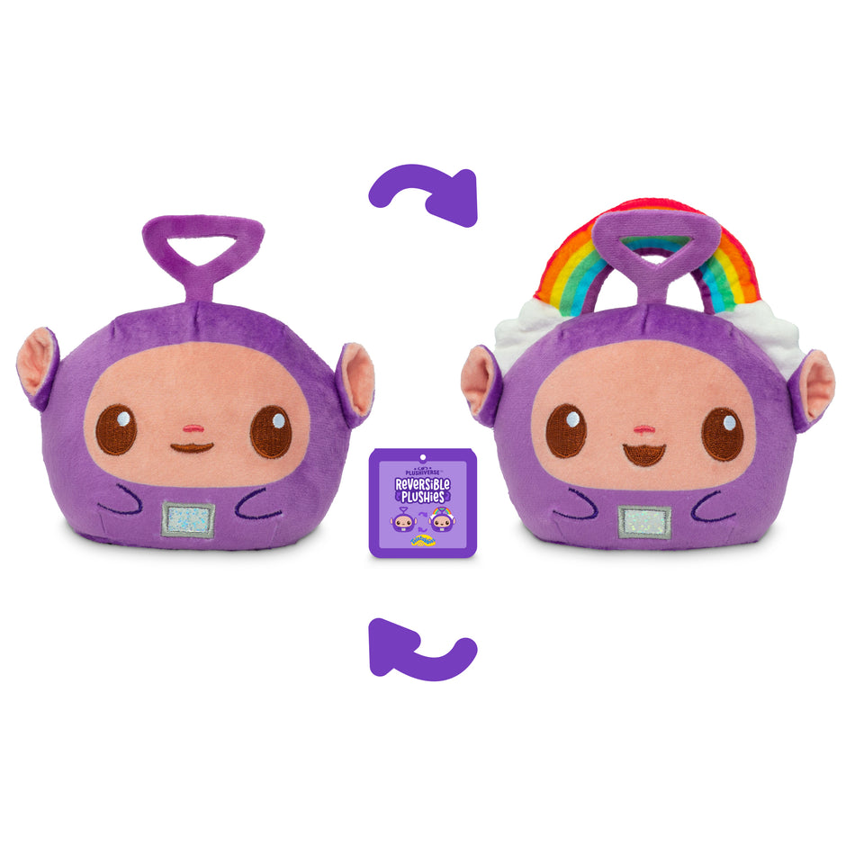 TeeTurtle Big Reversible Octopus Plushie (Aqua + Pink)