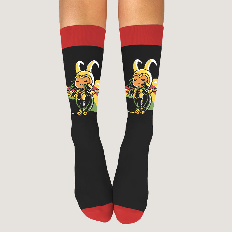 Loki Socks | Official Marvel Socks – TeeTurtle