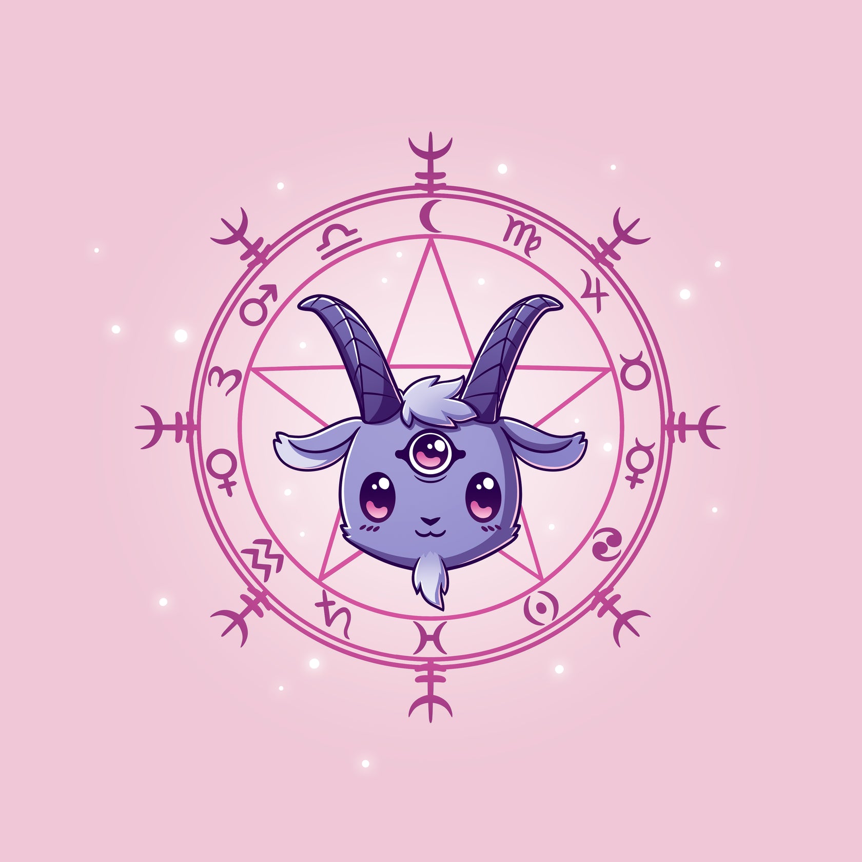 Chibi Baphomet | Funny, cute, & nerdy t-shirts – TeeTurtle