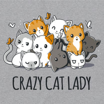 Crazy Cat Lady | Funny, cute & nerdy t-shirts – TeeTurtle