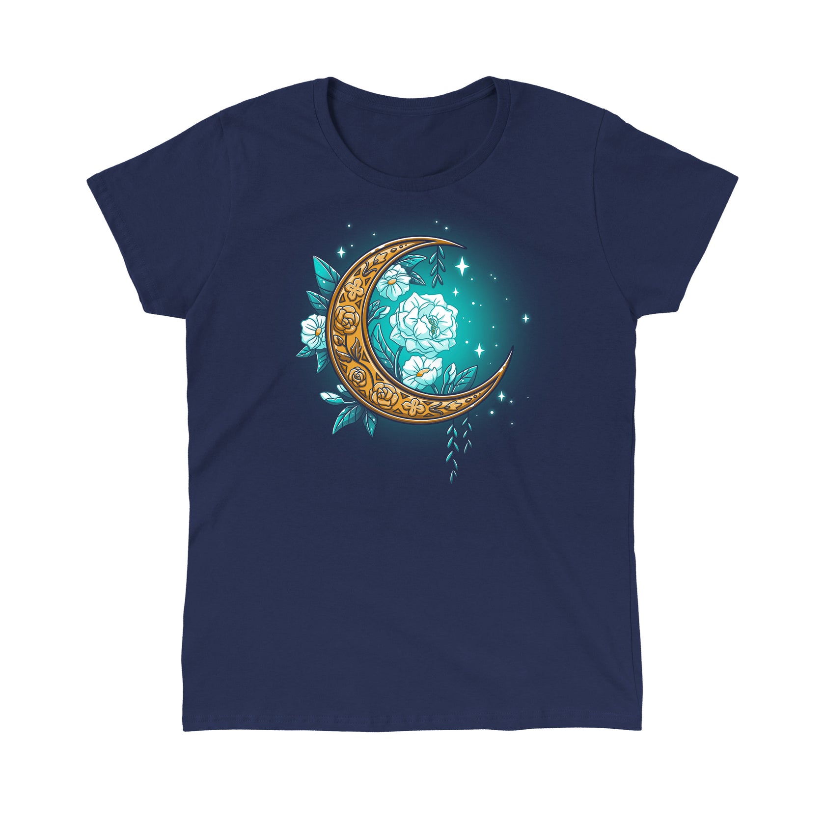Floral Moon | Funny, cute & nerdy t-shirts – TeeTurtle
