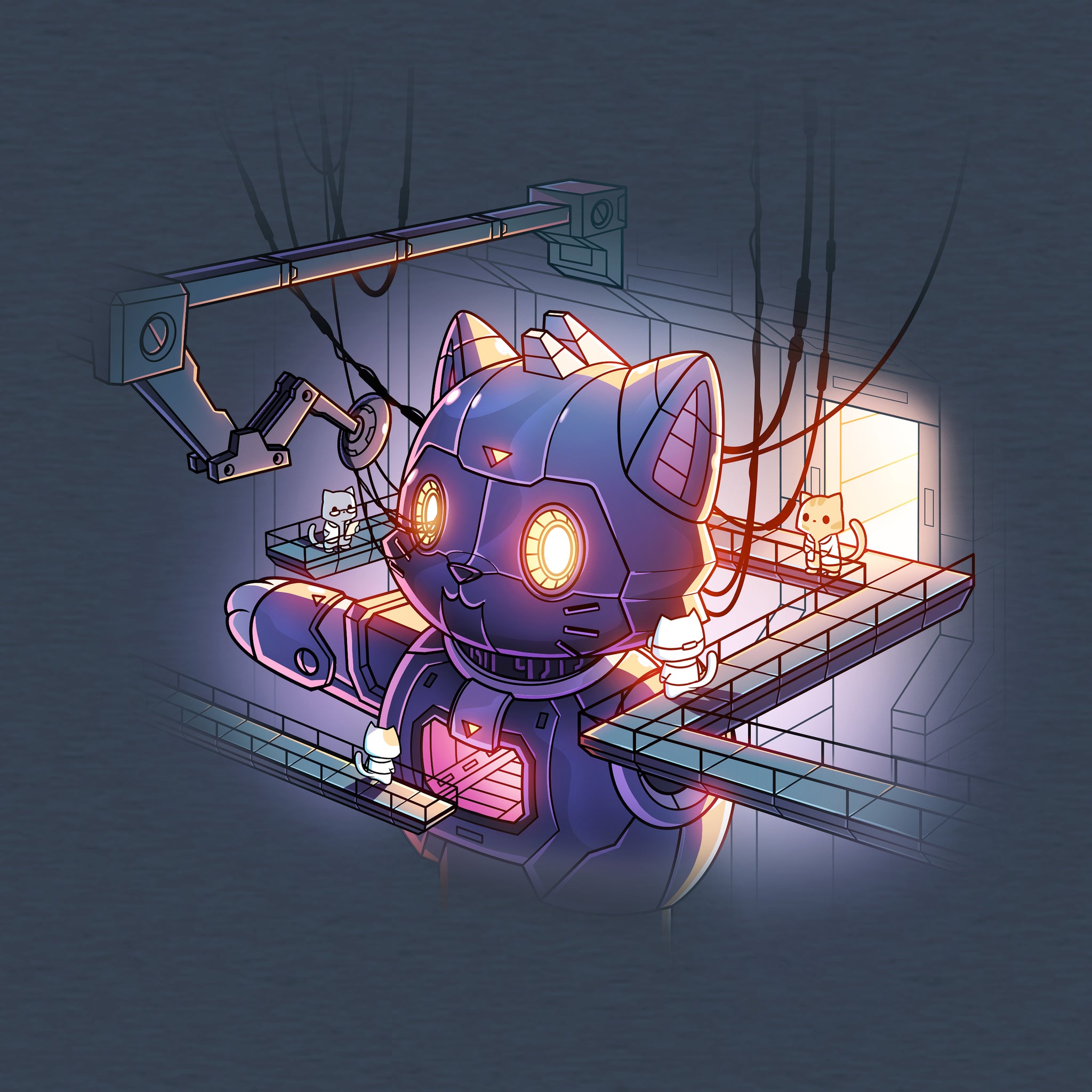 Mega Mech Cat – TeeTurtle