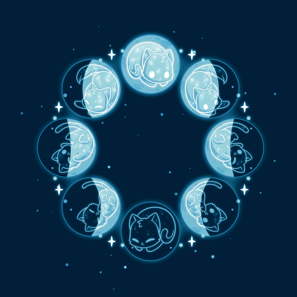 Kitty Moon Phases | Funny, cute & nerdy t-shirts – TeeTurtle