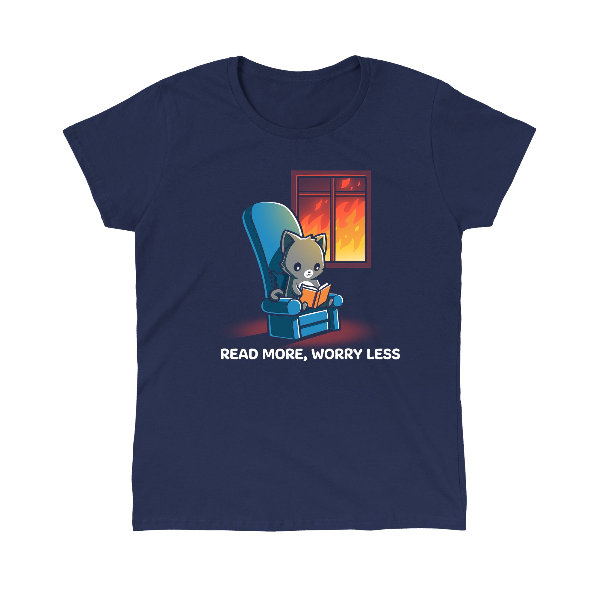 Read More, Worry Less | Funny, cute & nerdy t-shirts – TeeTurtle