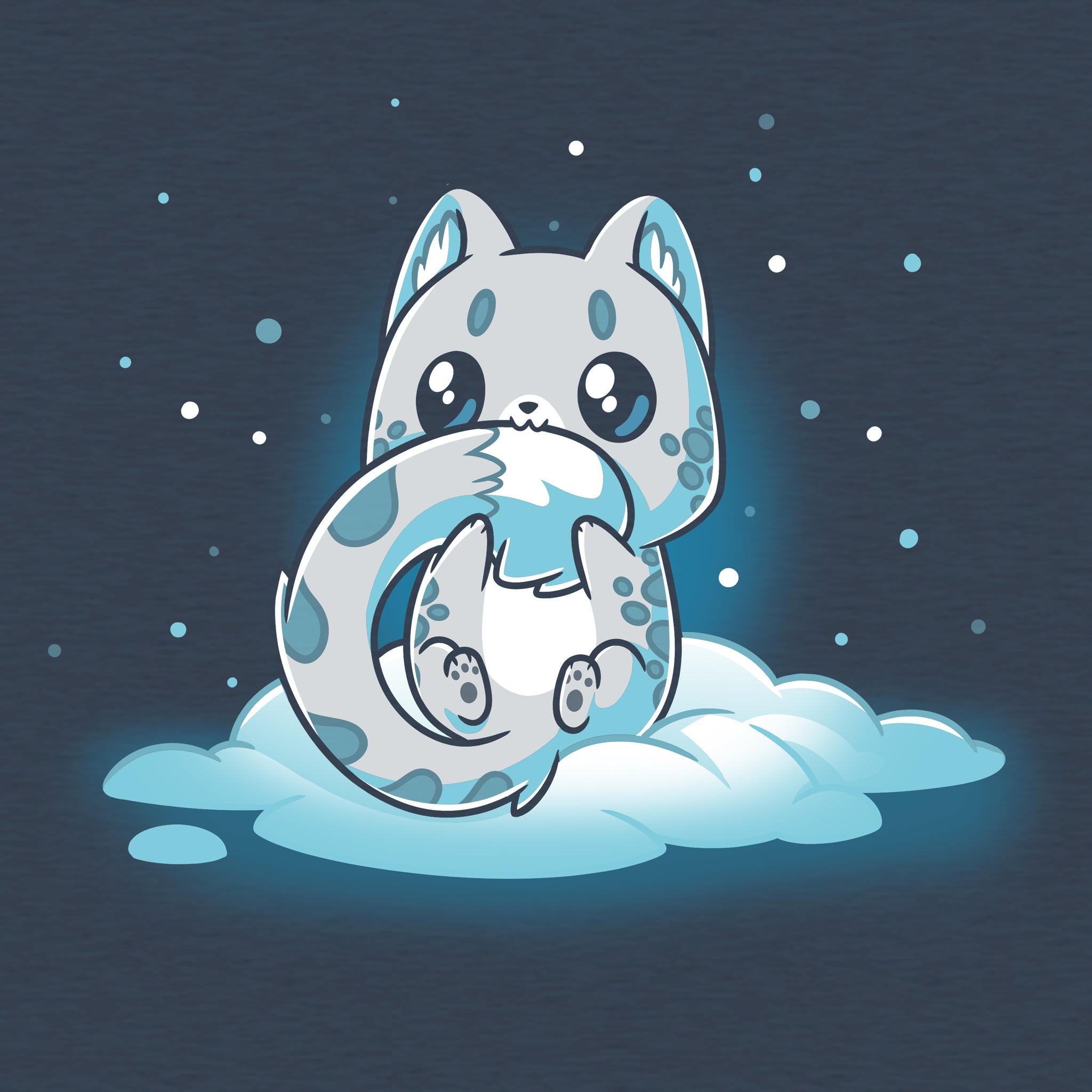 Snuggly Snow Leopard | Funny, cute, & nerdy t-shirts – TeeTurtle