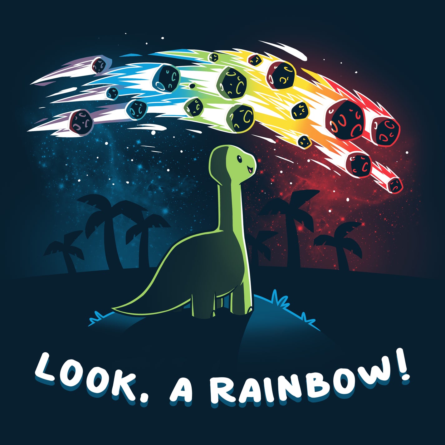 Look a Rainbow | Funny, cute & nerdy t-shirts – TeeTurtle