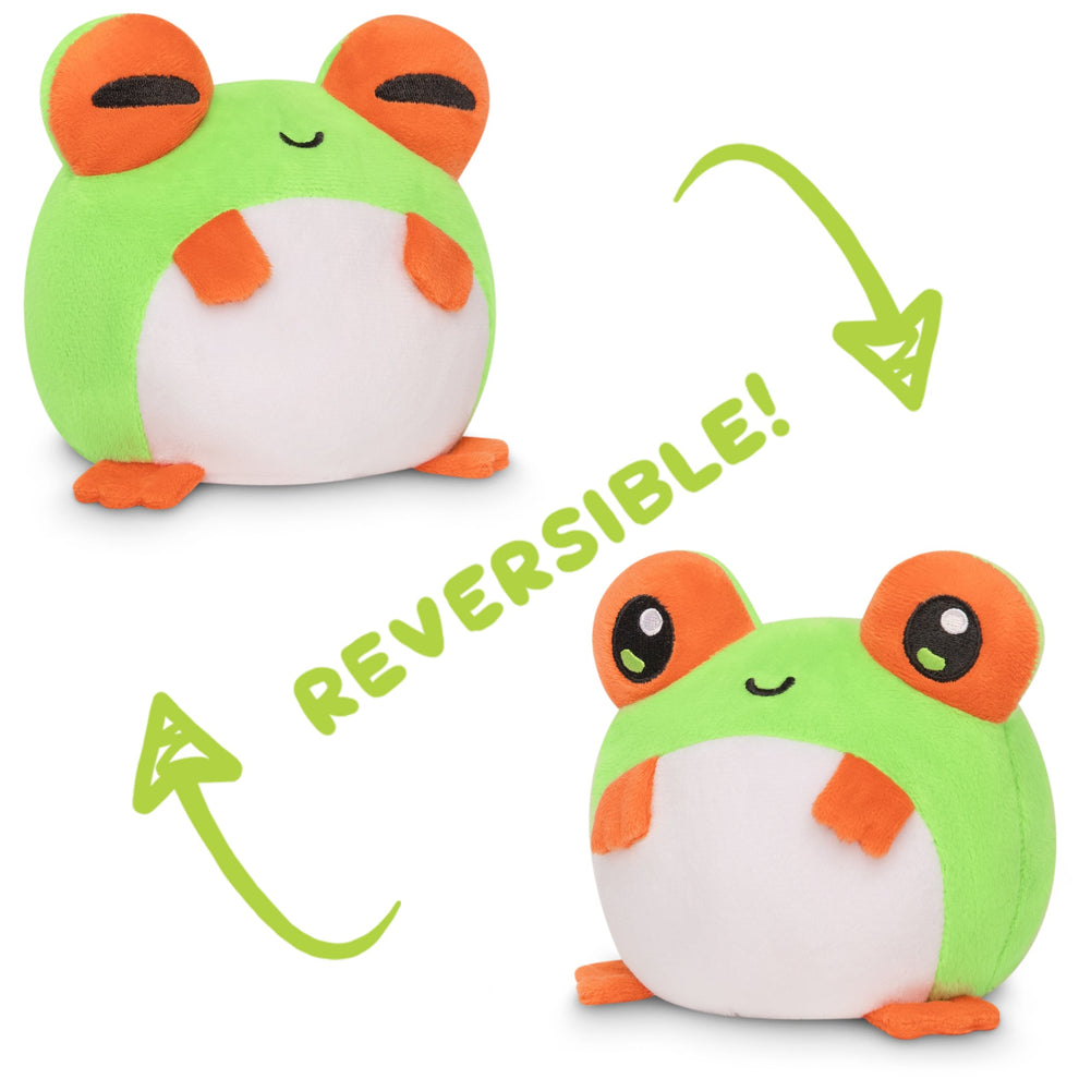 TeeTurtle Reversible Frog Plushie (Tree Frog)