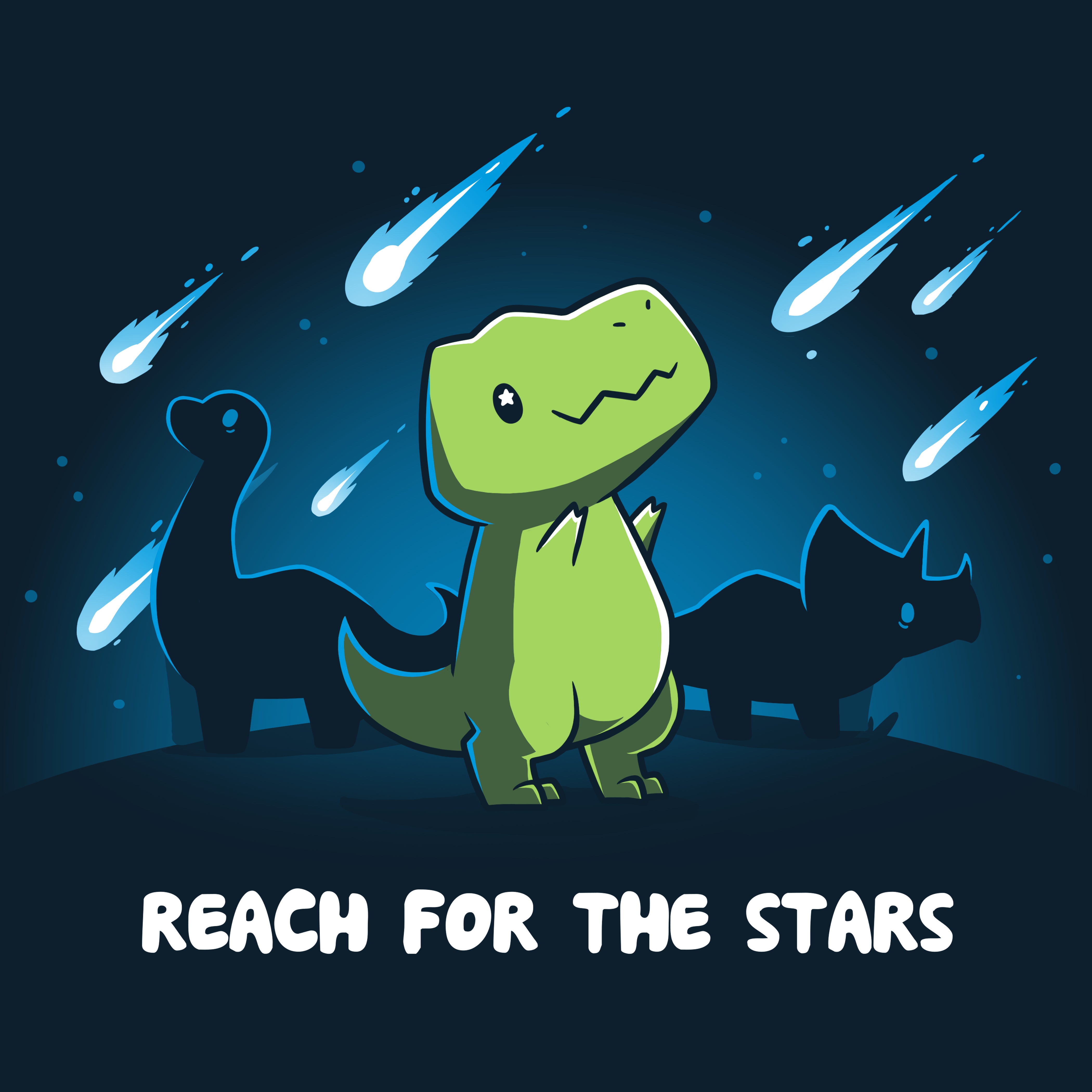 Reach for the Stars (T-Rex) | Funny, cute & nerdy t-shirts – TeeTurtle