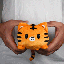 TeeTurtle Reversible Tiger Plushie