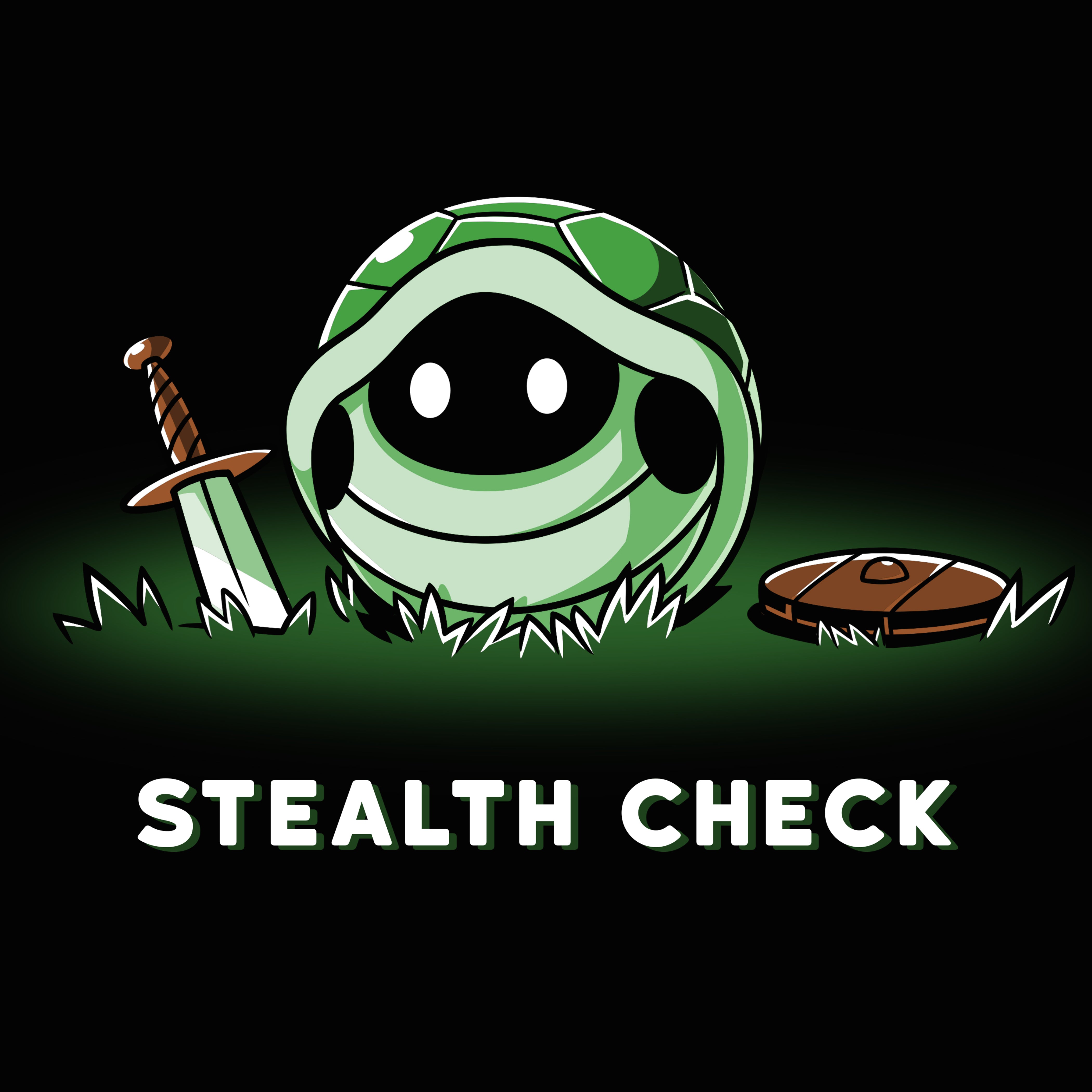 Stealth Check (Turtle) | Funny, cute,& nerdy t-shirts – TeeTurtle