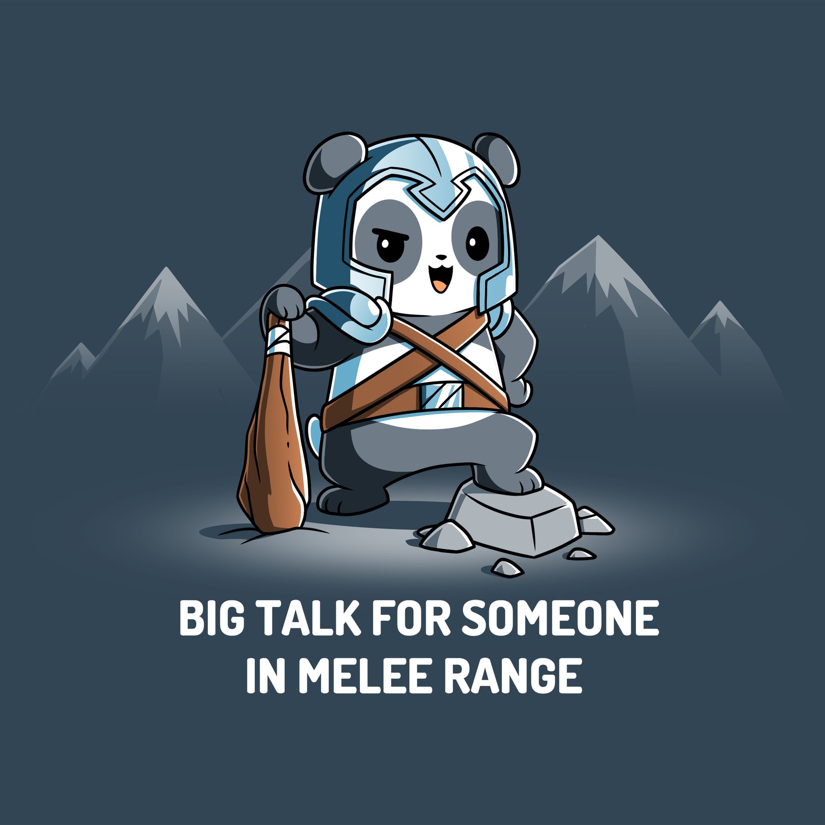 Big Talk For Someone In Melee Range | Funny, cute, & nerdy t-shirts – TeeTurtle