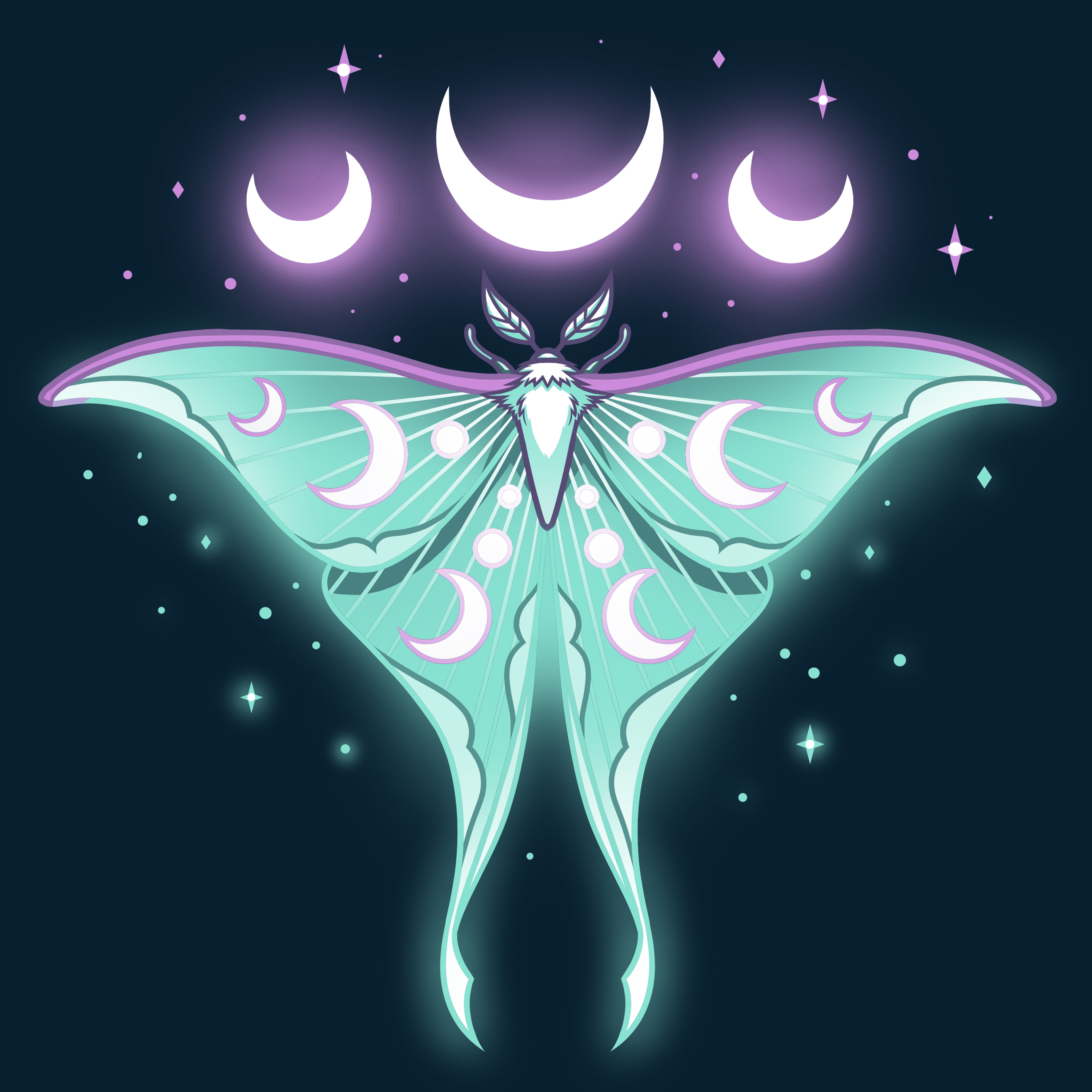Ethereal Moth | Funny, cute, & nerdy t-shirts – TeeTurtle