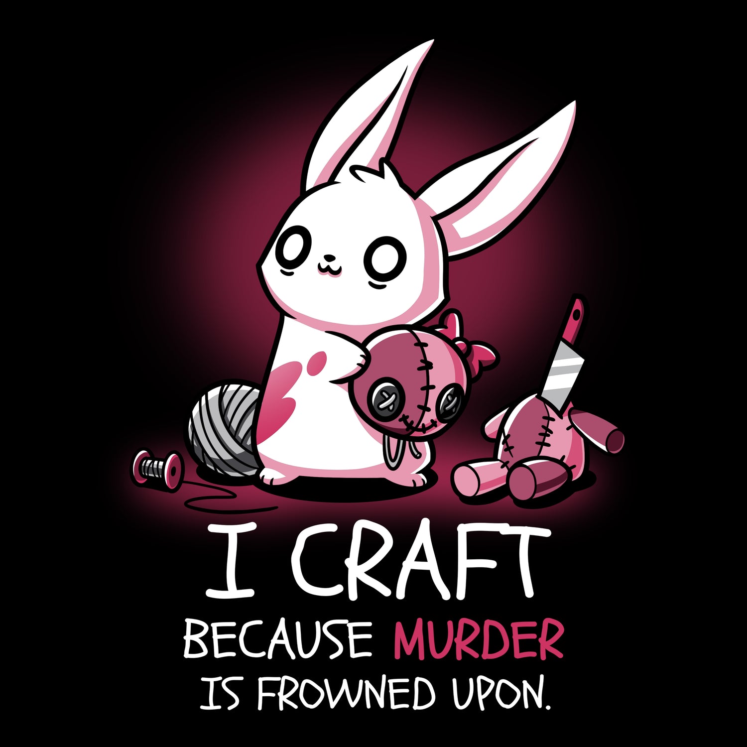 Murder is Frowned Upon | Funny, cute & nerdy t-shirts – TeeTurtle