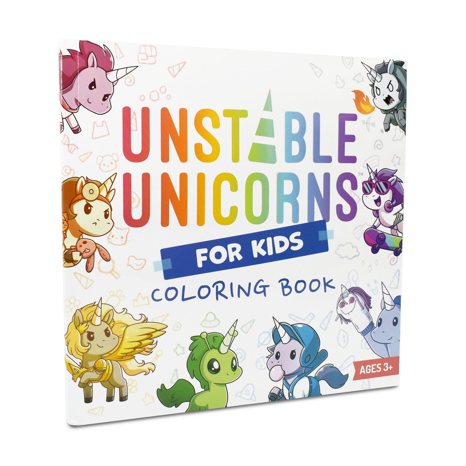 Unstable Unicorns for Kids Coloring Book – TeeTurtle